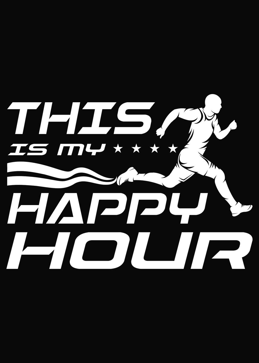 'Marathon Runner Ultra Run' Poster by Statements | Displate