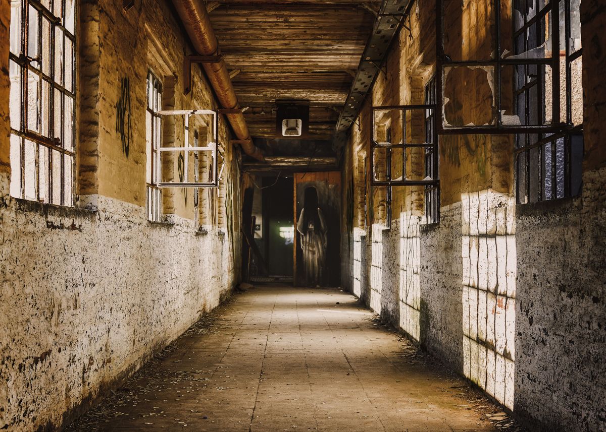 'Abandoned Horror Urbex' Poster by WorldTravel Displate Art | Displate