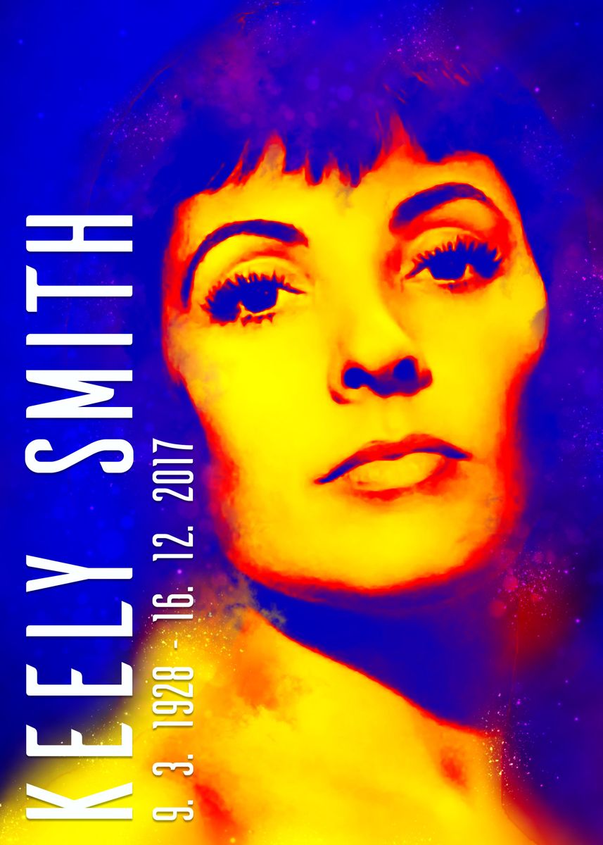 'Keely Smith' Poster, picture, metal print, paint by Petra Rommelfanger ...