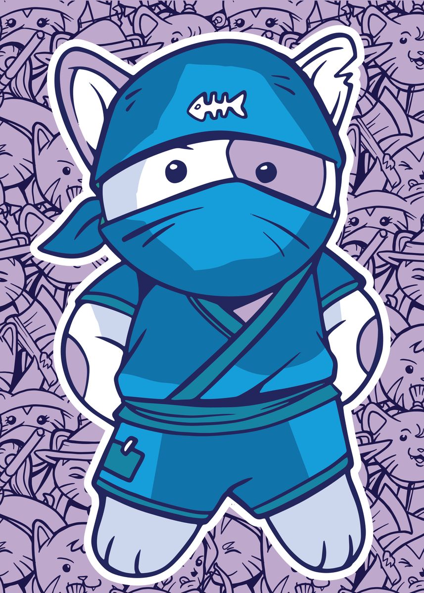 'Rogue RPG CAT' Poster, picture, metal print, paint by StonerPlates ...