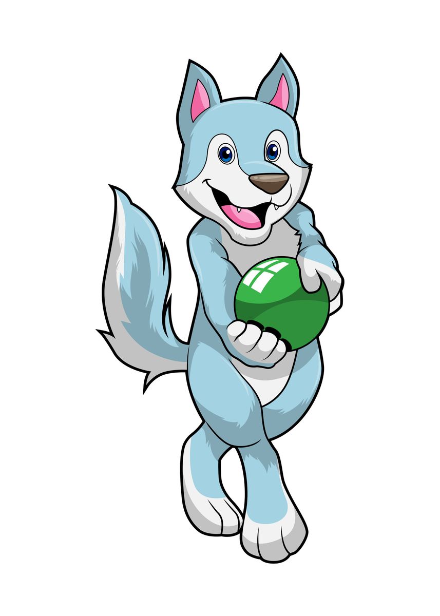 'Wolf Bowling Sports' Poster, picture, metal print, paint by Markus ...