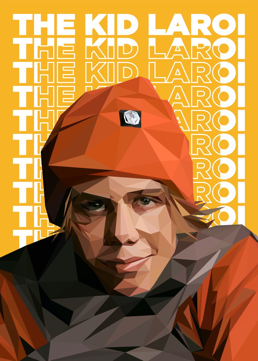 'the kid laroi' Poster by Lowpoly Posters | Displate