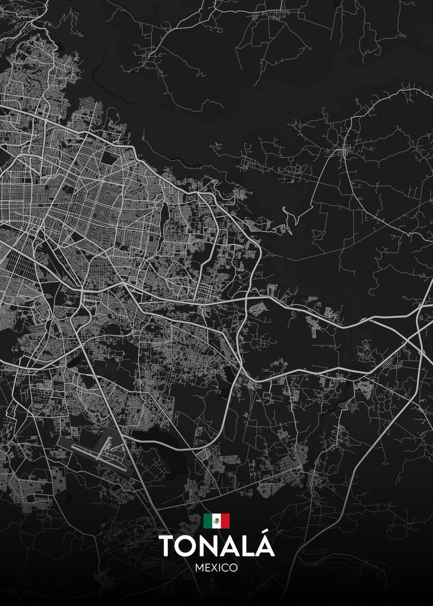 'Tonala MX' Poster, picture, metal print, paint by IMR Designs | Displate