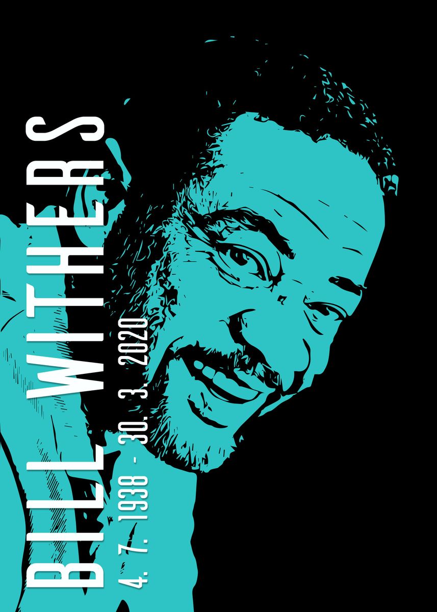 'Bill Withers' Poster, picture, metal print, paint by Petra ...