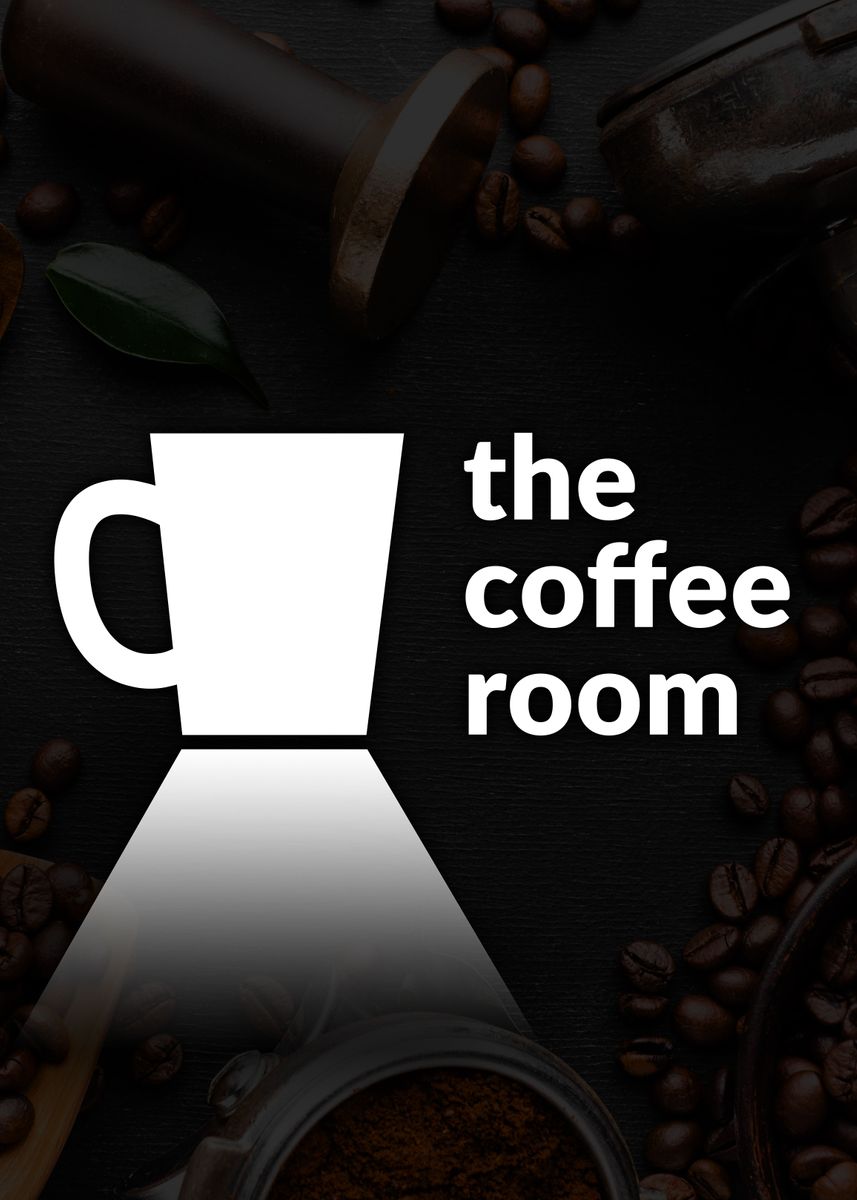 'The Coffee Room 2' Poster by 84PixelDesign | Displate