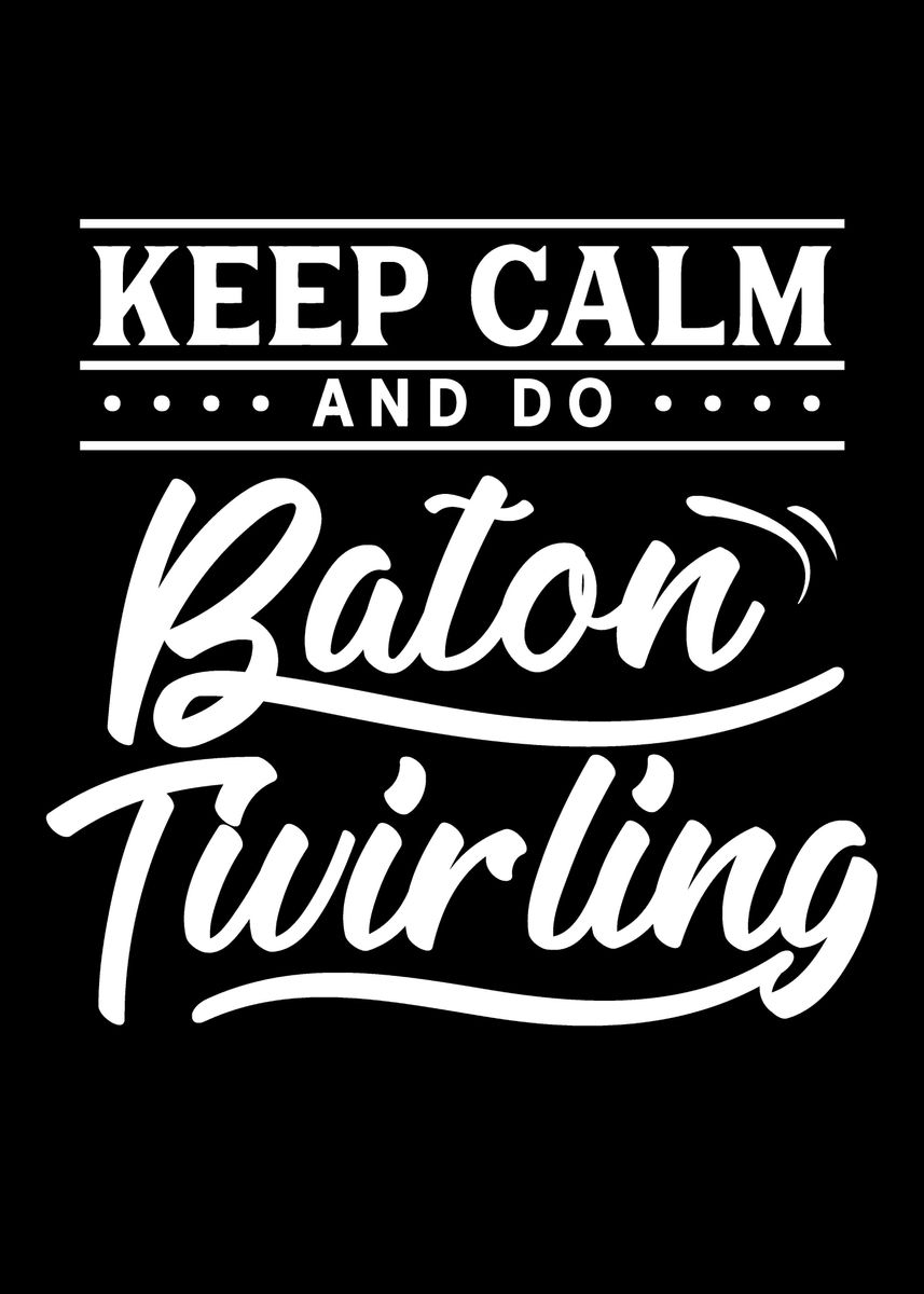'Baton Twirling' Poster, picture, metal print, paint by dr3designs ...