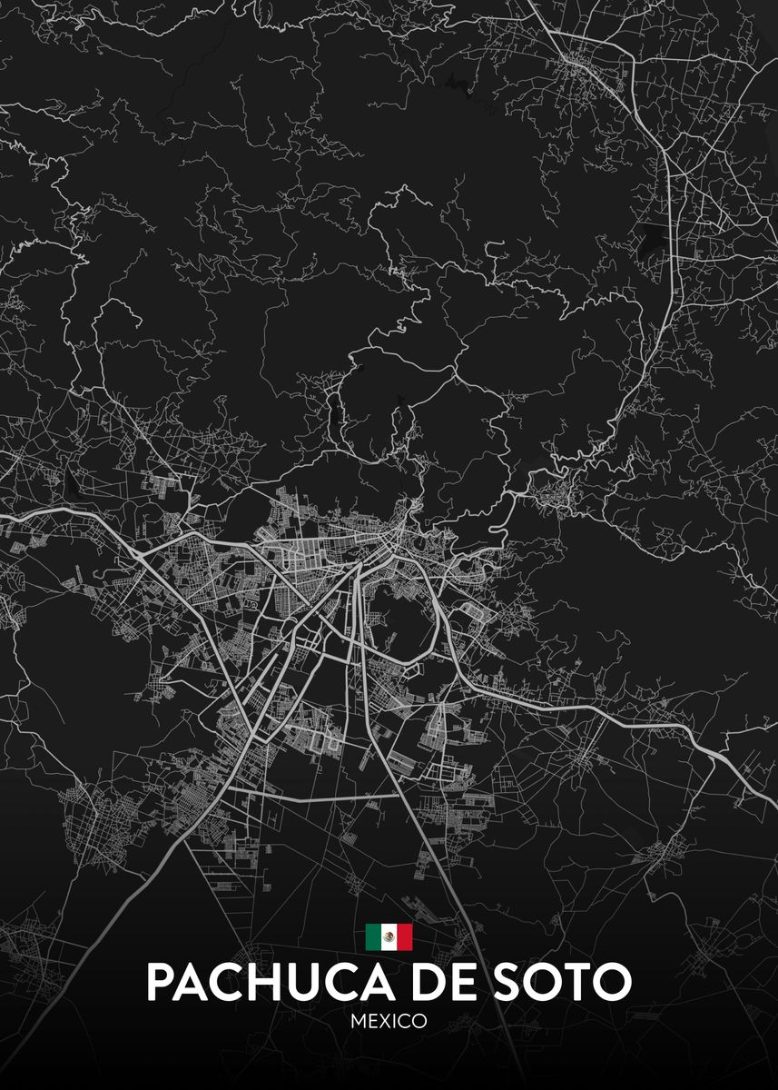 'Pachuca De Soto MX' Poster by IMR Designs | Displate