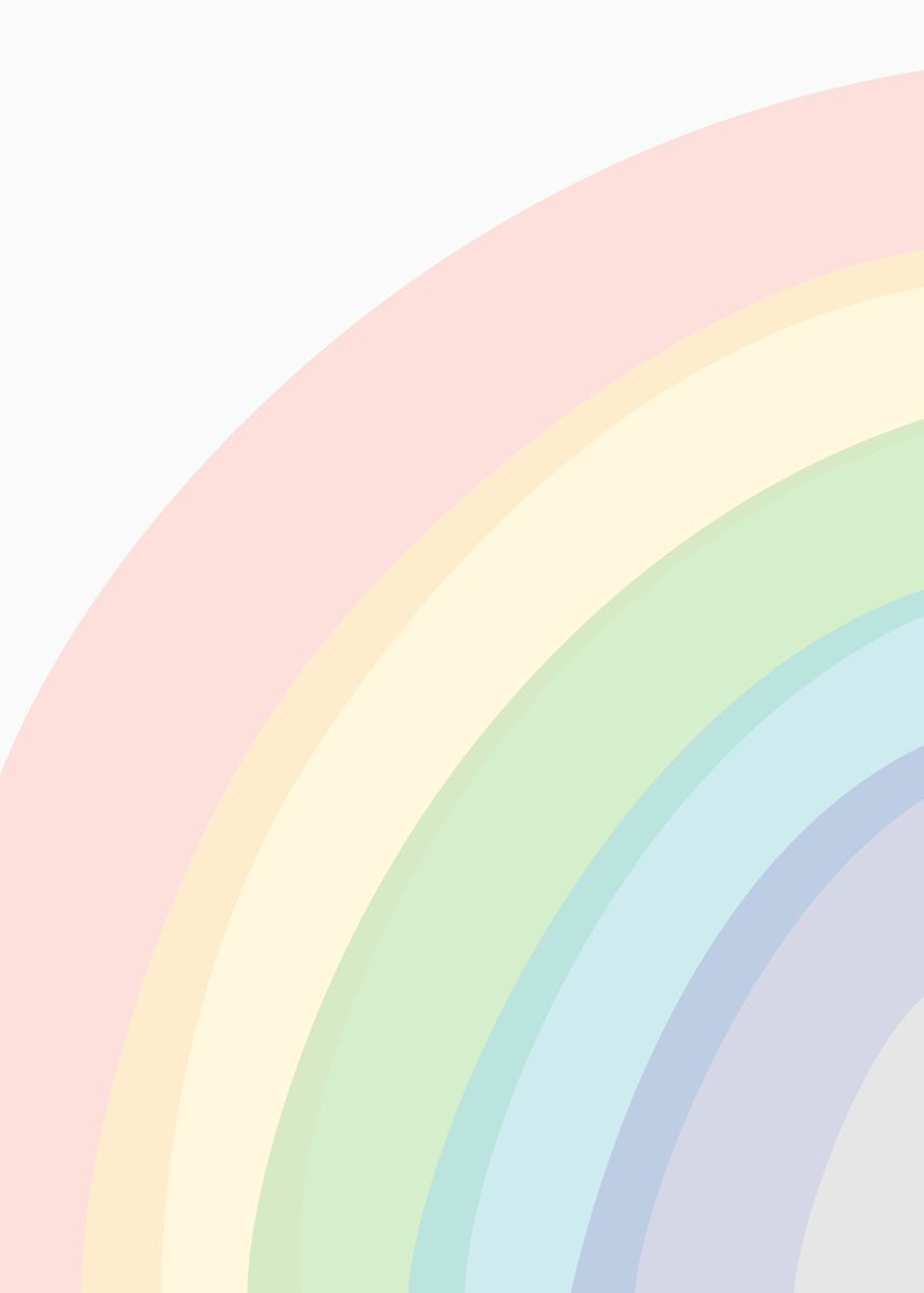 'rainbow pastel colors' Poster by Tio Dwiyanto ST | Displate