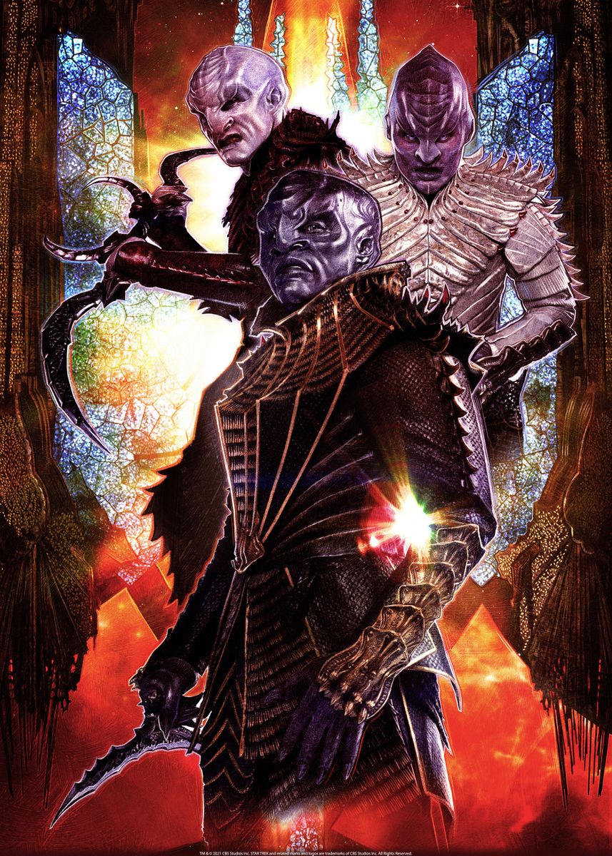 'Klingons' Poster, picture, metal print, paint by Star Trek | Displate