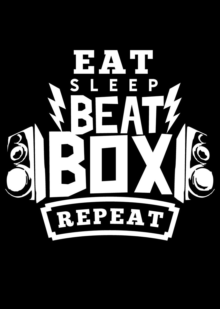 'Beatbox' Poster, picture, metal print, paint by dr3designs | Displate