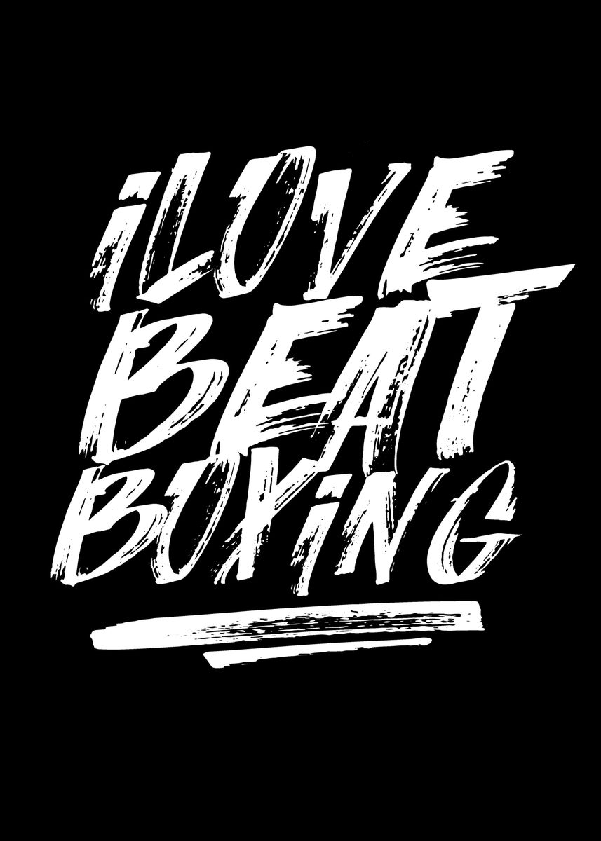 'I love Beatboxing' Poster, picture, metal print, paint by dr3designs ...
