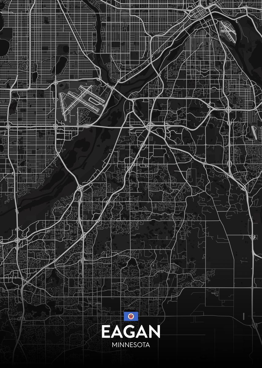 'Eagan MN' Poster by IMR Designs | Displate