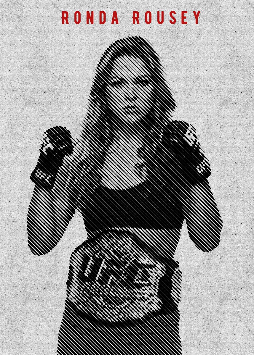 'Ronda Rousey' Poster, picture, metal print, paint by Trending ...