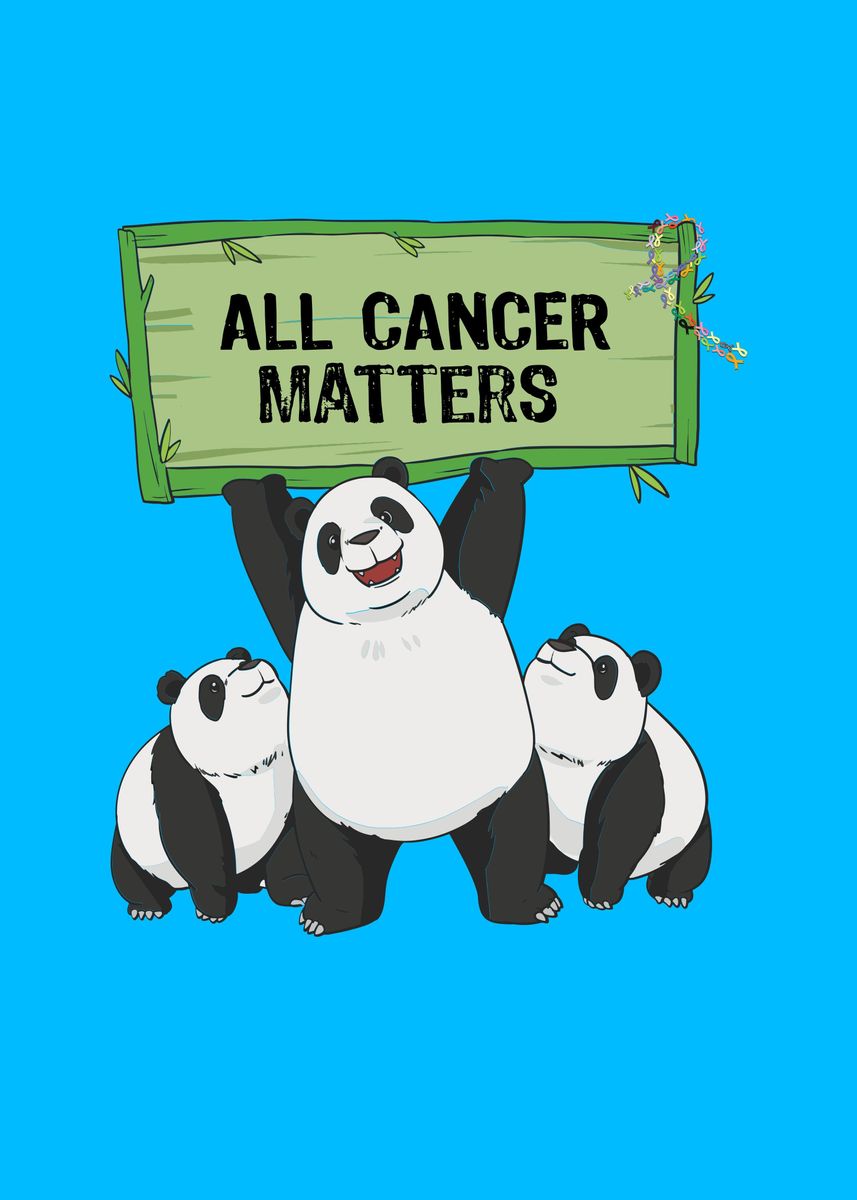 'All Cancer Matters' Poster, picture, metal print, paint by ...