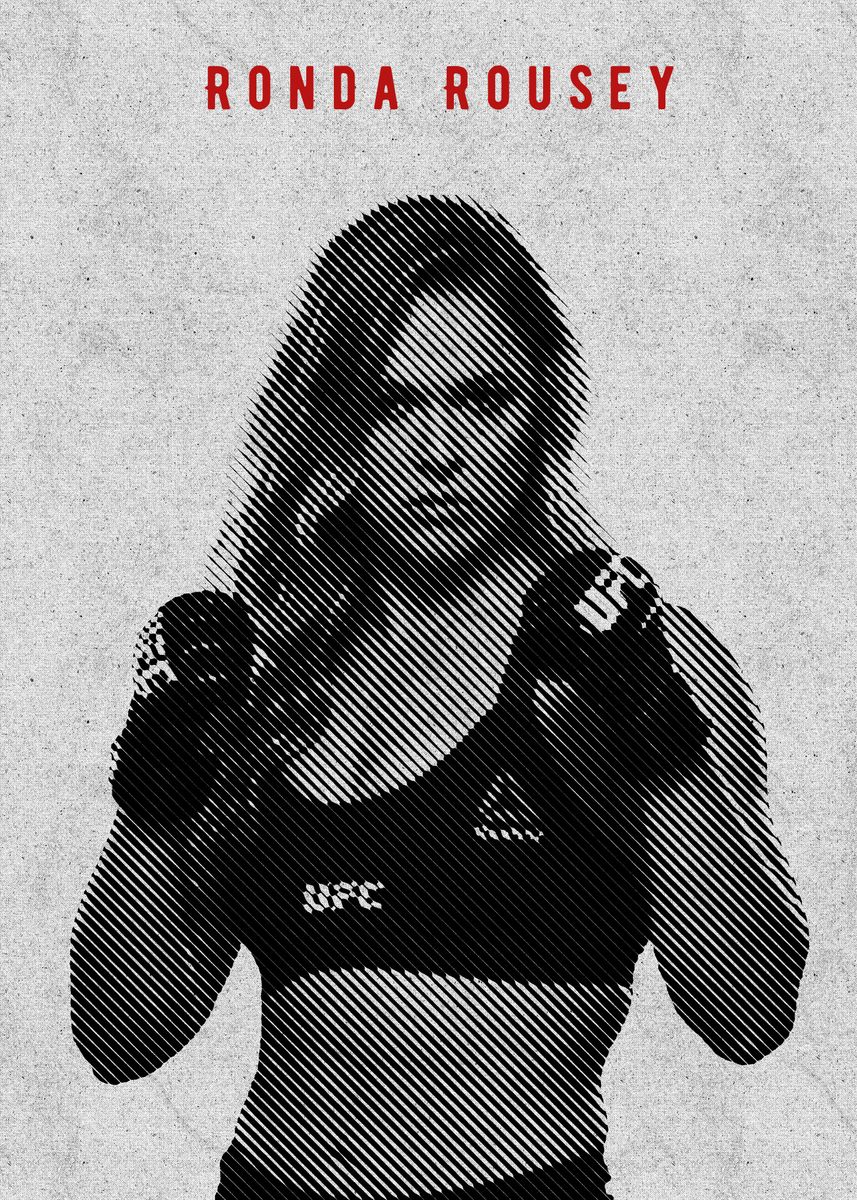 'Ronda Rousey' Poster, picture, metal print, paint by Trending ...