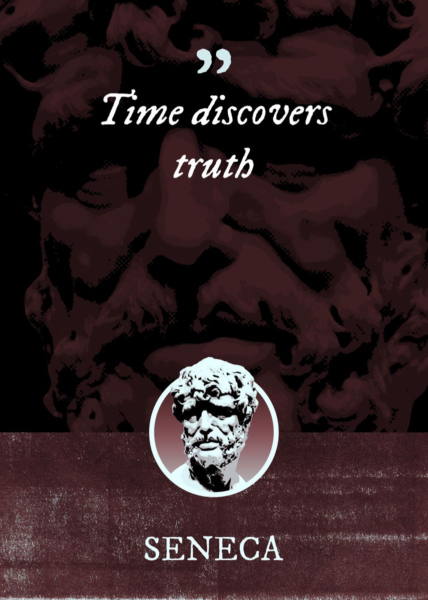 'Time discovers truth' Poster by Syahrasi | Displate