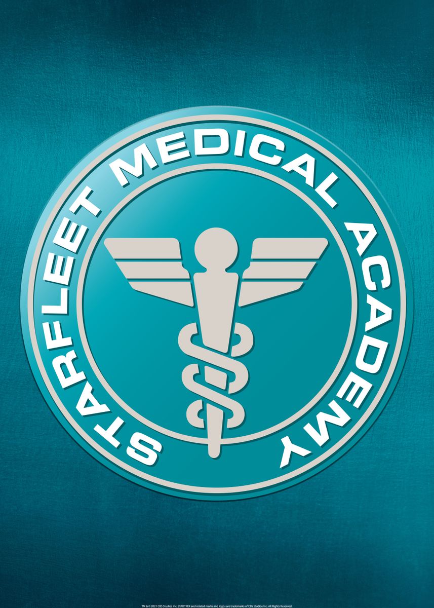 'Starfleet Medical Academy' Poster, picture, metal print, paint by Star ...