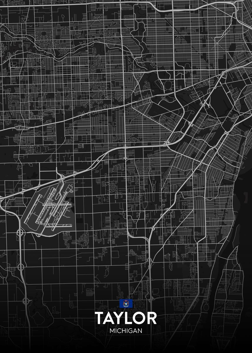 'Taylor MI' Poster by IMR Designs | Displate