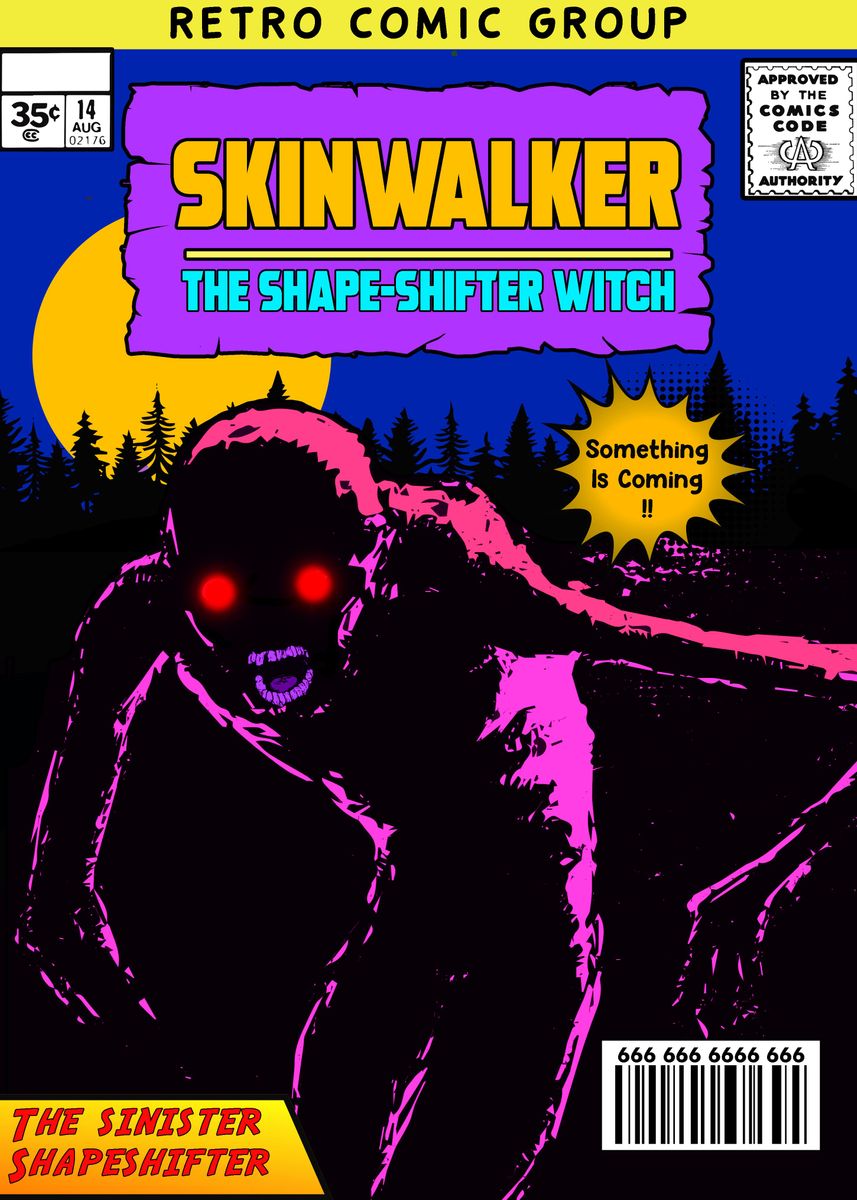 ' skinwalker comic' Poster, picture, metal print, paint by theanomalius | Displate