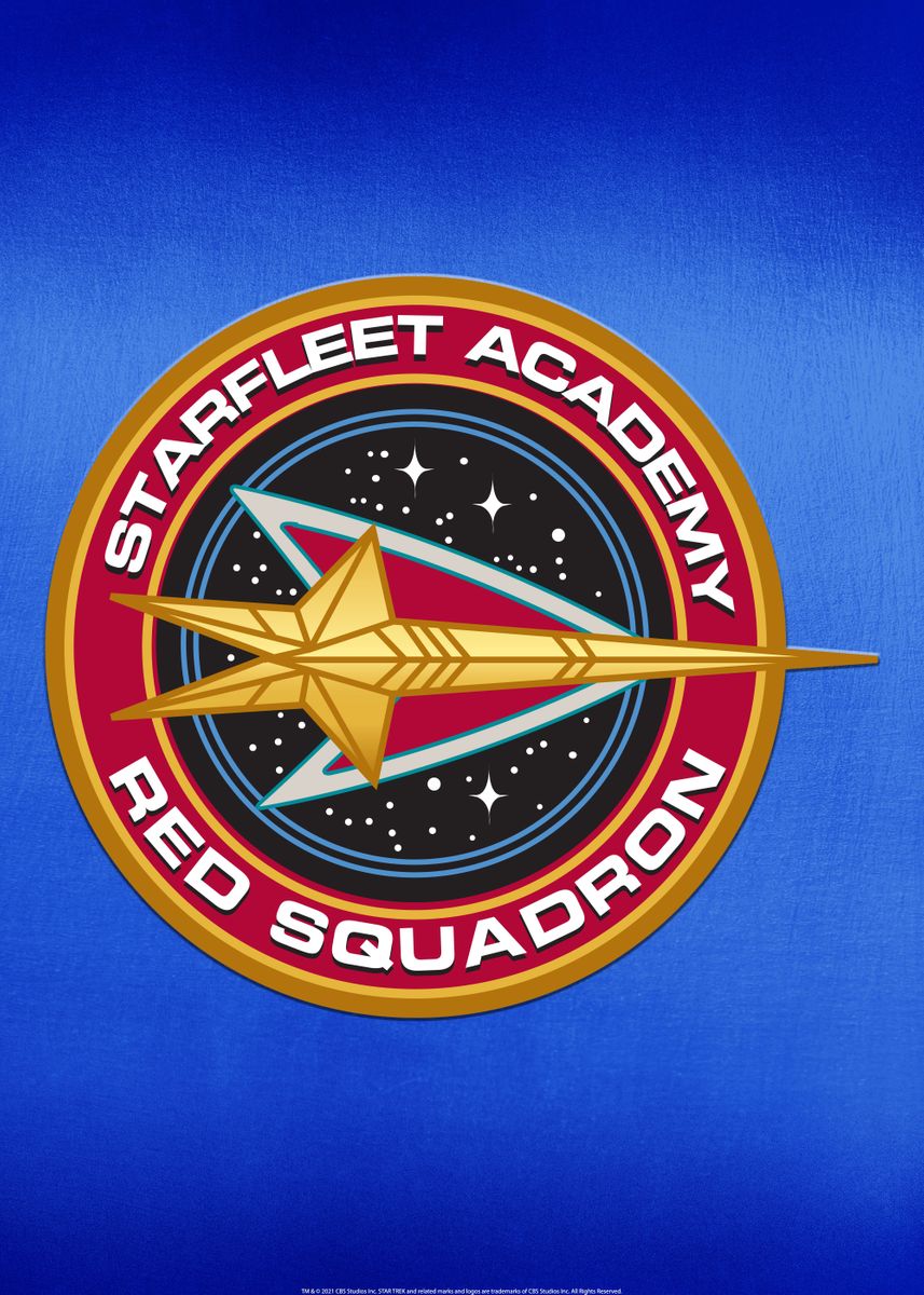 'Red Squadron' Poster, picture, metal print, paint by Star Trek | Displate