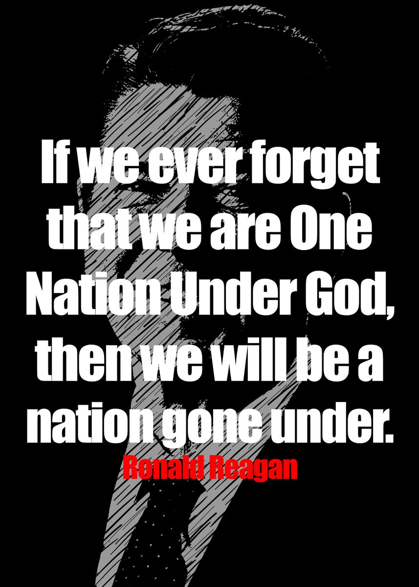 'Ronald Reagan Quotes' Poster, picture, metal print, paint by Faqih Art ...