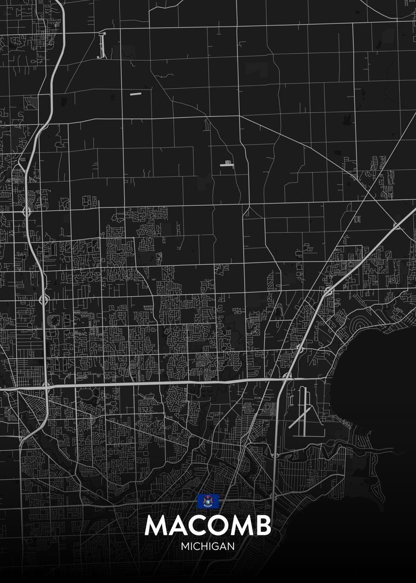 'Macomb MI' Poster by IMR Designs | Displate