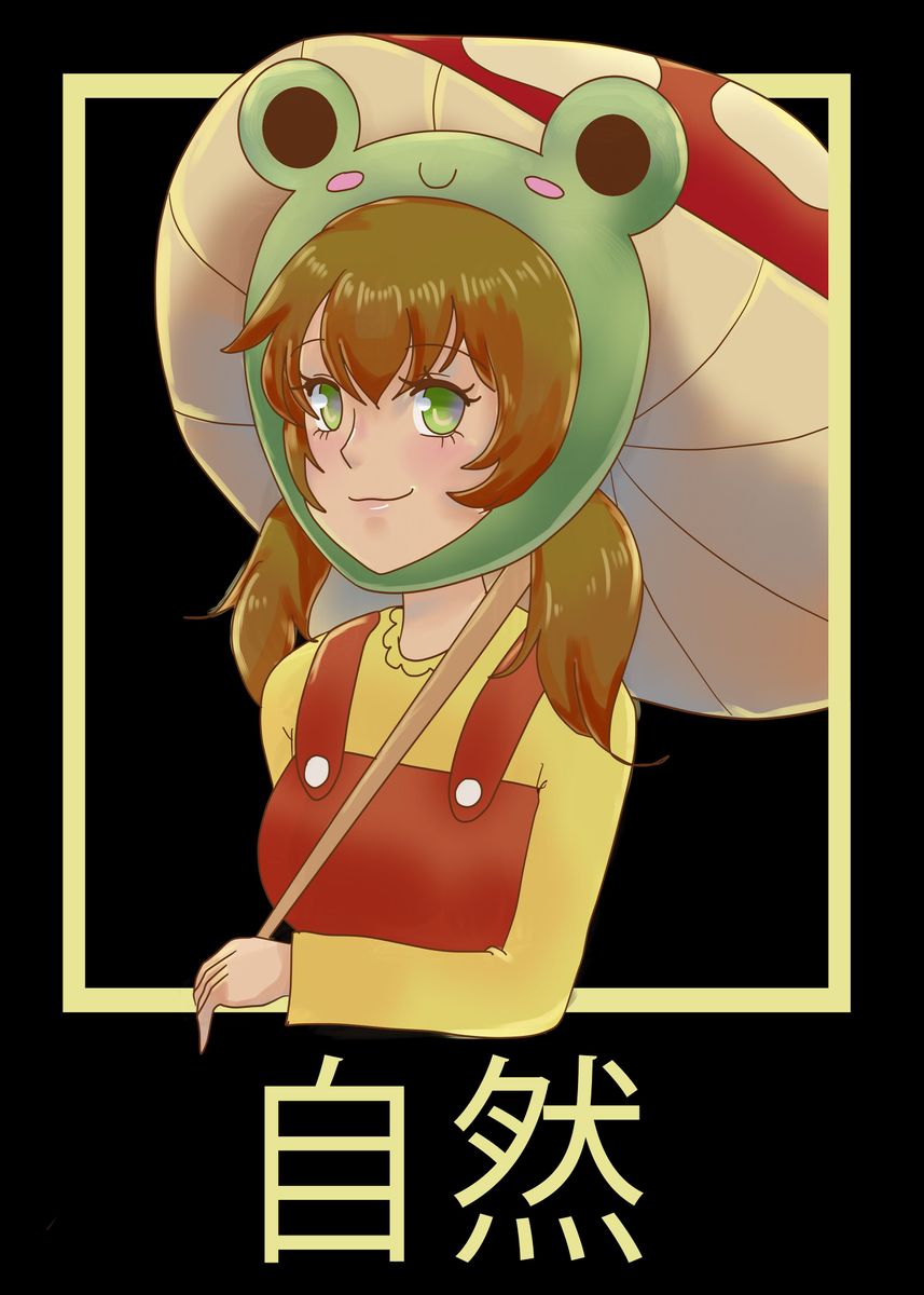 'Cottagecore Anime Girl' Poster by AestheticAlex | Displate