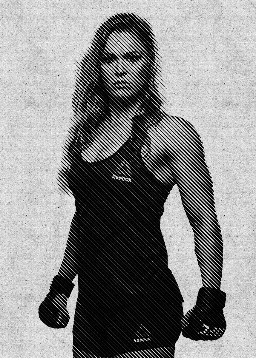 'Ronda Rousey' Poster, picture, metal print, paint by Trending ...