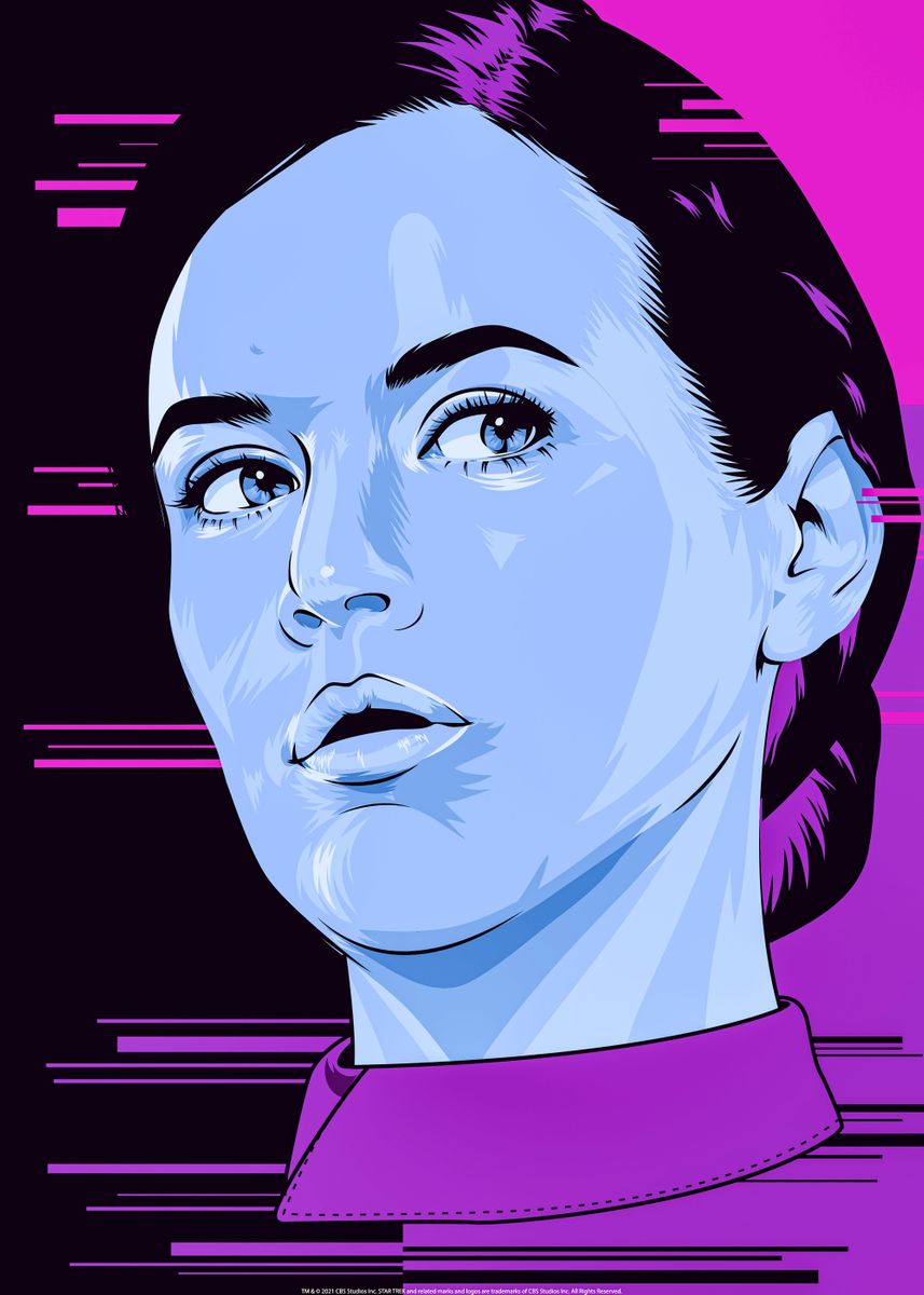 'Sylvia Tilly' Poster, picture, metal print, paint by Star Trek | Displate