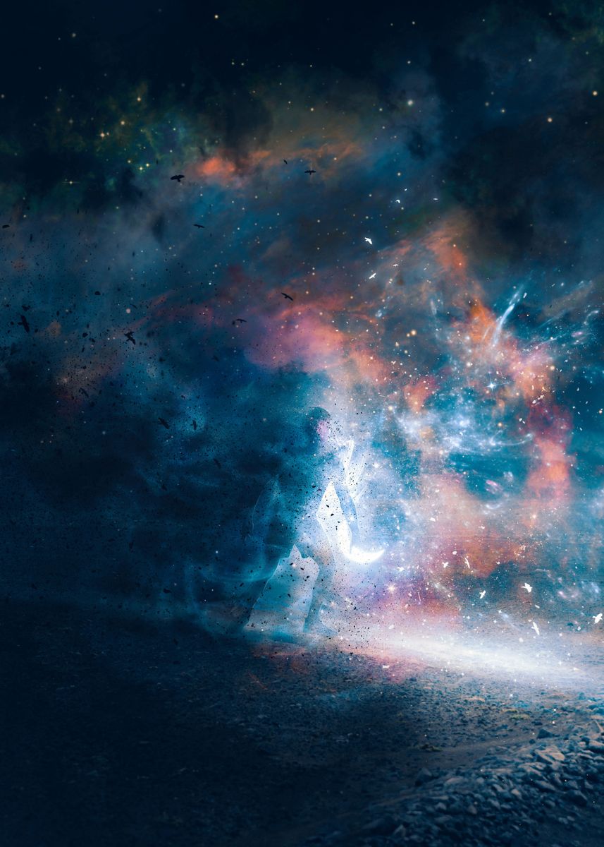 'ORIGIN OF LIGHT' Poster, picture, metal print, paint by Aron Visuals ...