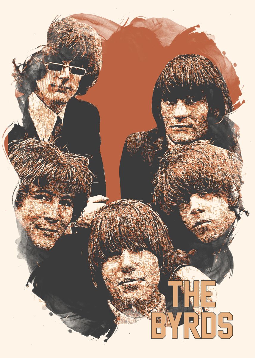 'The Byrds Artwork Poster' Poster, picture, metal print, paint by Rizky ...