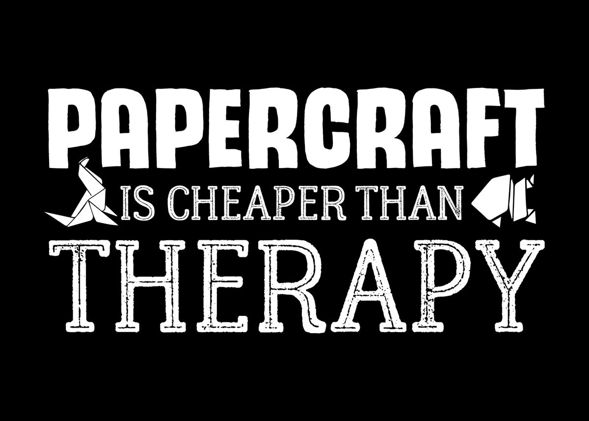 'Papercraft Joke Origami' Poster by DesignatedDesigner | Displate