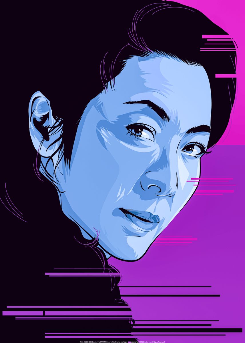 'Philippa Georgiou' Poster, picture, metal print, paint by Star Trek ...