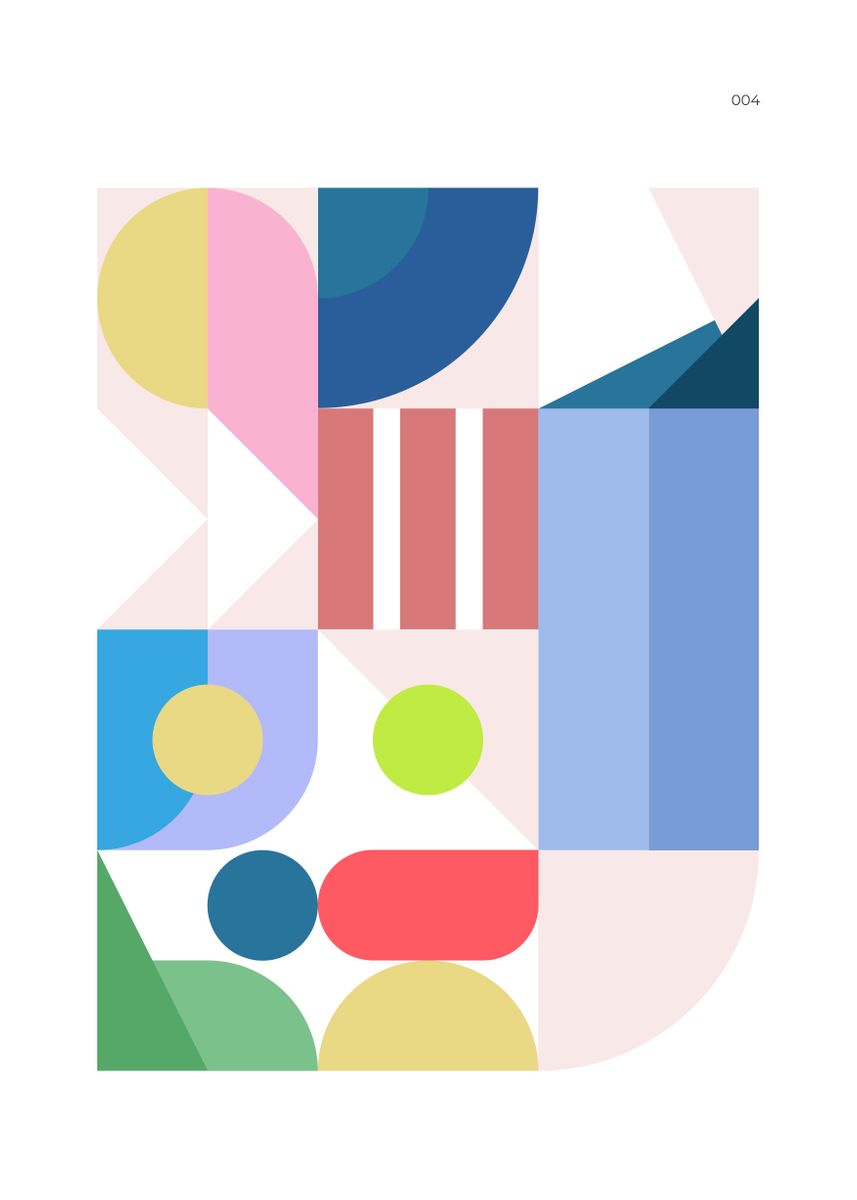 '004' Poster, picture, metal print, paint by Adam Maggs | Displate