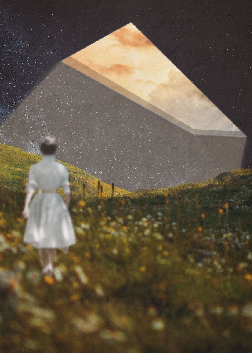 'Celestial Window' Poster by Untold Nostalgia | Displate