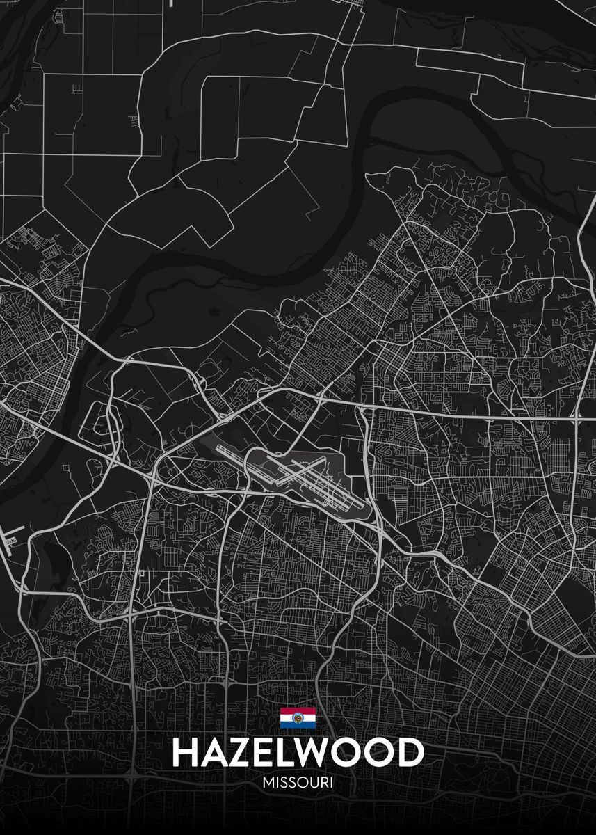 'Hazelwood MO' Poster, picture, metal print, paint by IMR Designs ...