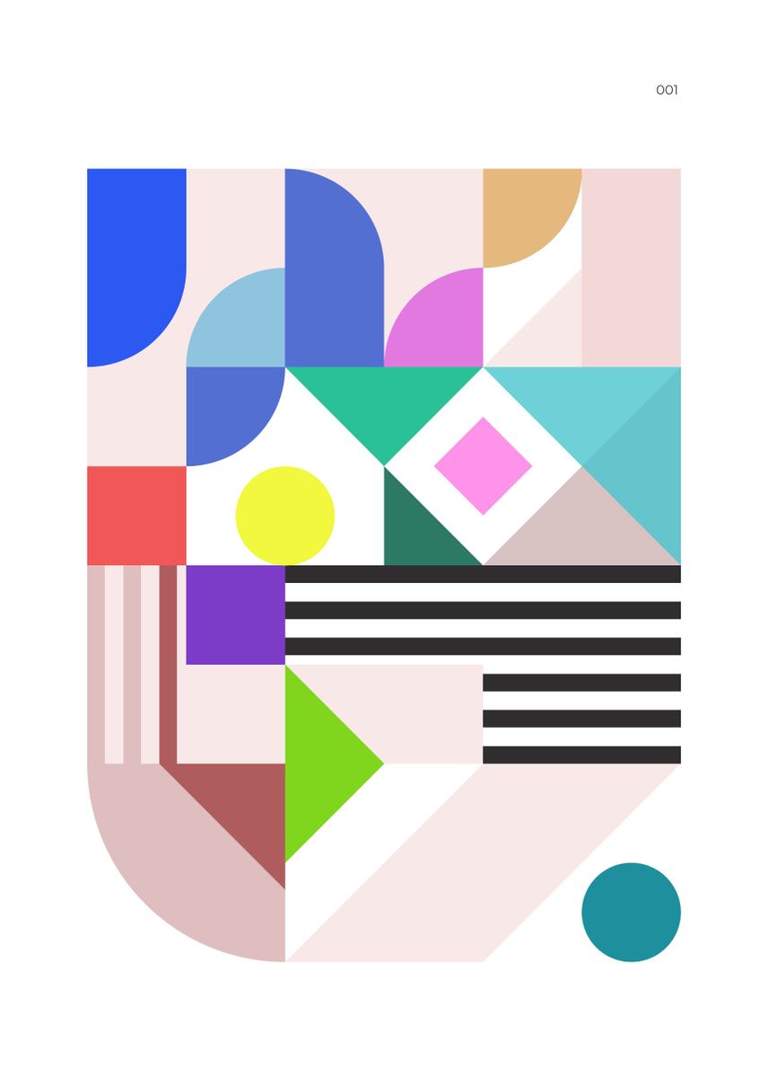 '001' Poster by Adam Maggs | Displate