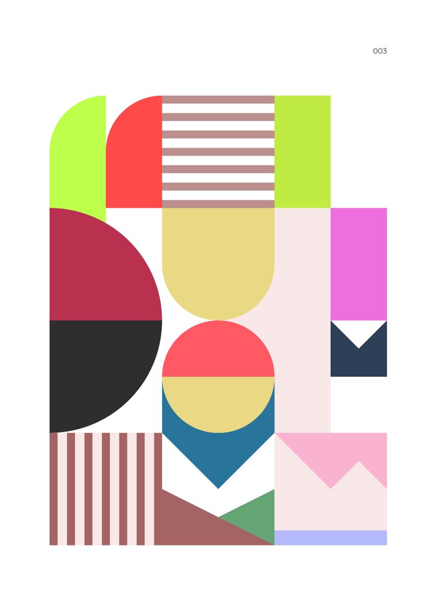 '003' Poster, picture, metal print, paint by Adam Maggs | Displate