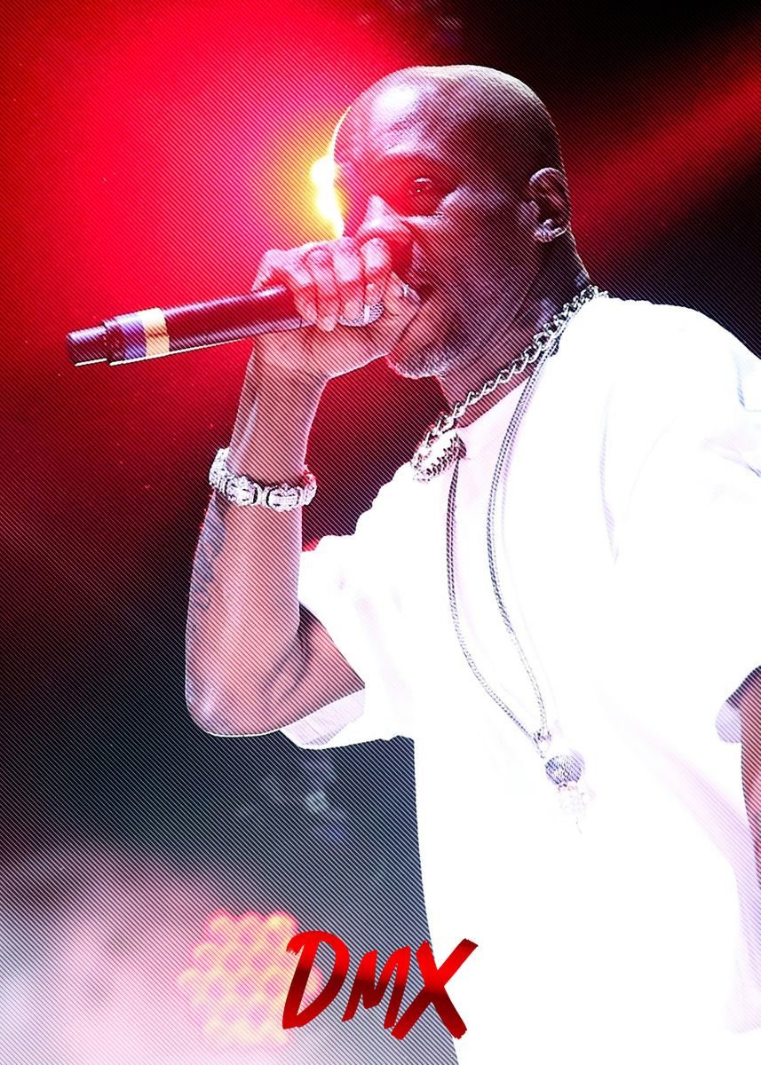 'DMX rapper hiphop ' Poster by jamesstudio | Displate