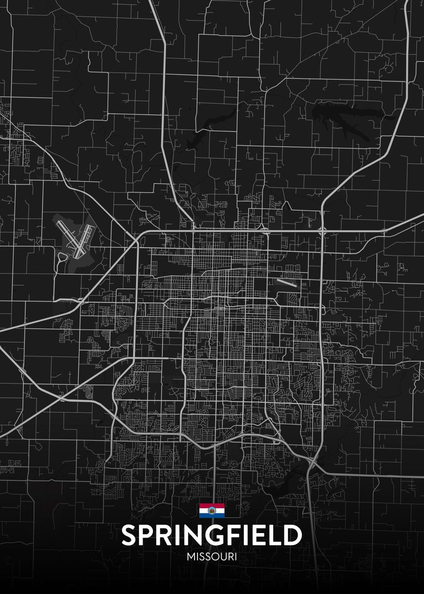 'Springfield MO' Poster by IMR Designs | Displate