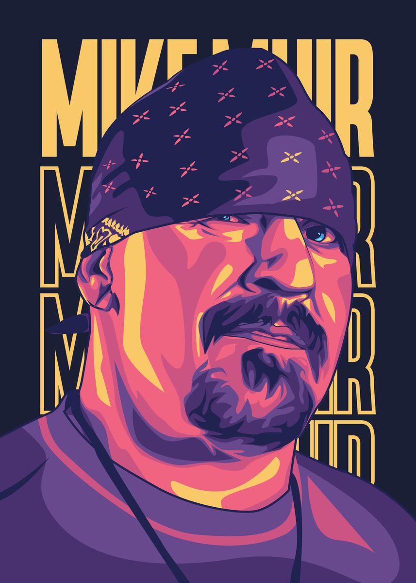 'Mike' Poster, picture, metal print, paint by Aesthetic Art | Displate