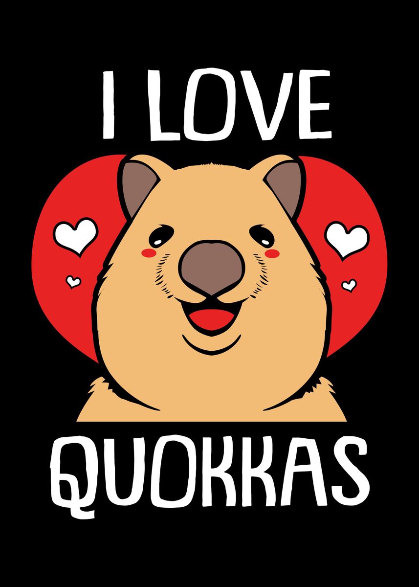 'Australia Quokka' Poster by FunnyGifts | Displate