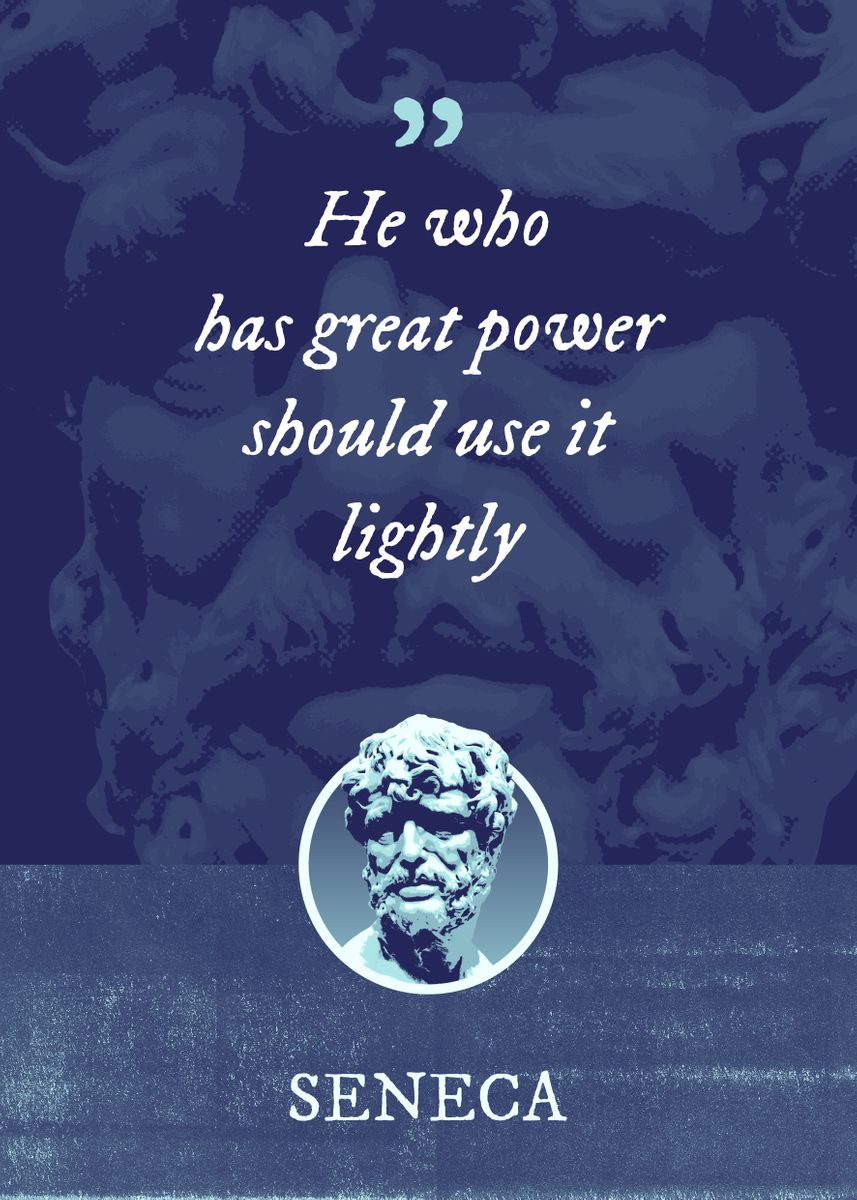 'He who has great power ' Poster by Syahrasi | Displate