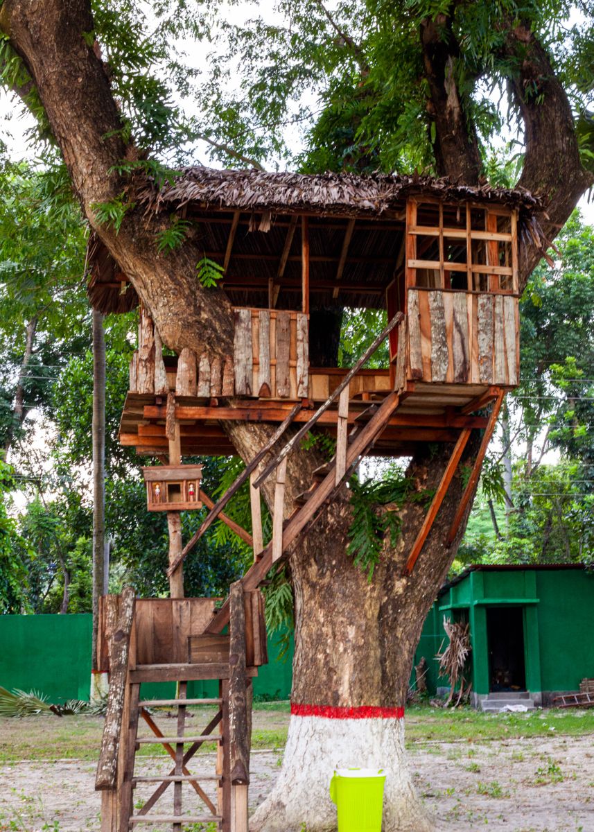 'Tree House' Poster, picture, metal print, paint by MD Shafiqul Islam ...