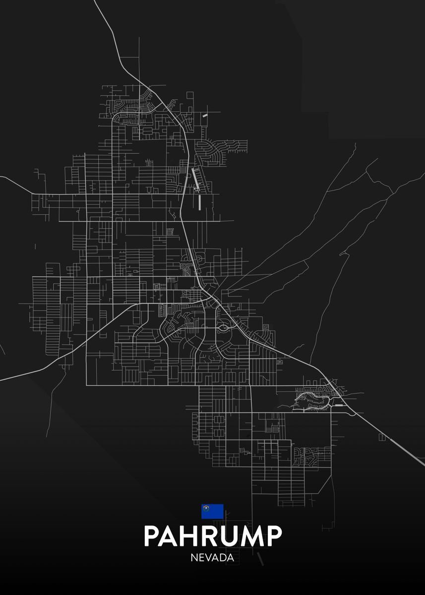 'Pahrump NV' Poster, picture, metal print, paint by IMR Designs | Displate