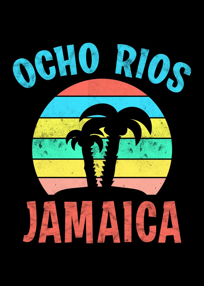 'OCHO RIOS JAMAICA' Poster by Christian | Displate
