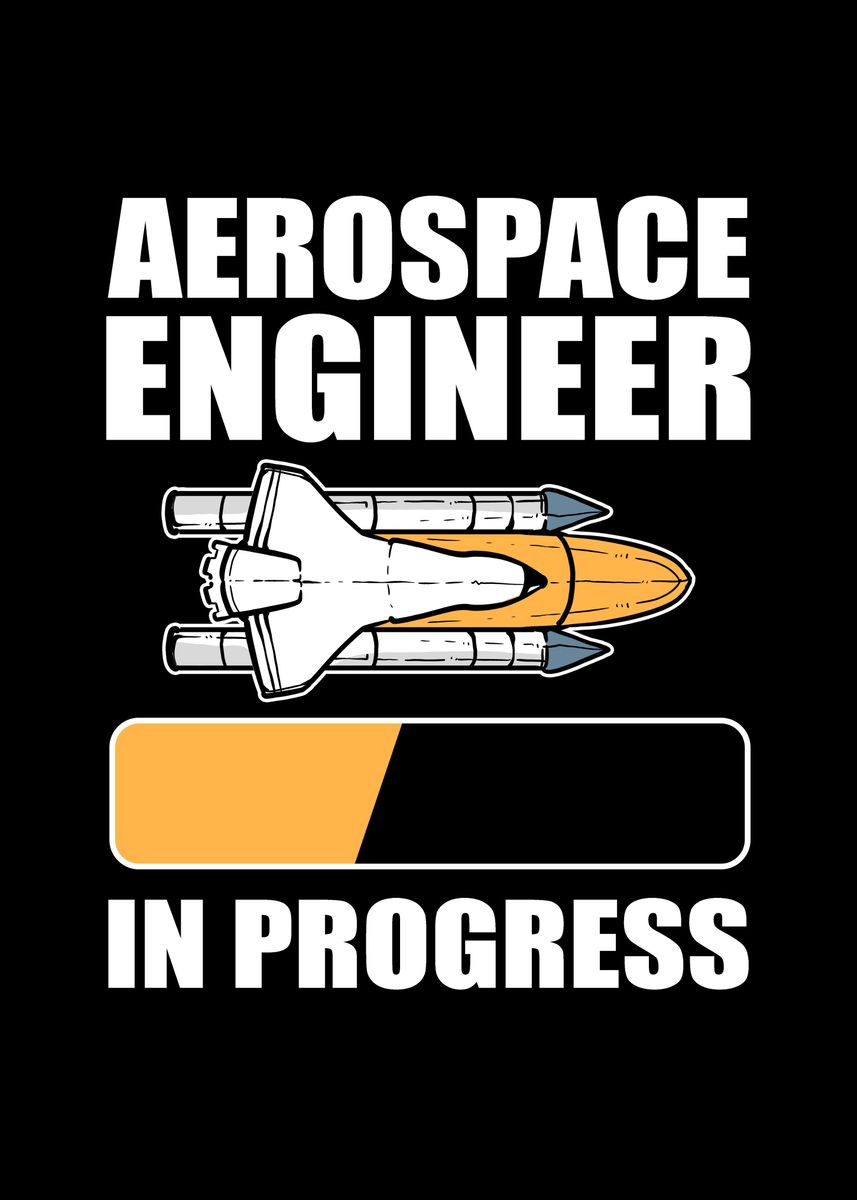 'Aerospace Engineer' Poster, picture, metal print, paint by Fabian El Matador | Displate