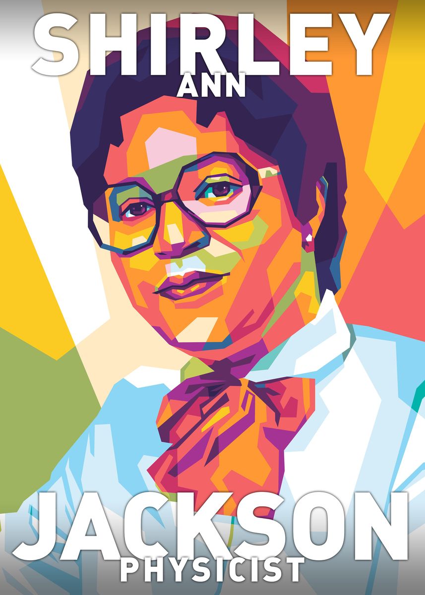 'Shirley Ann Jackson' Poster, picture, metal print, paint by Shecience ...