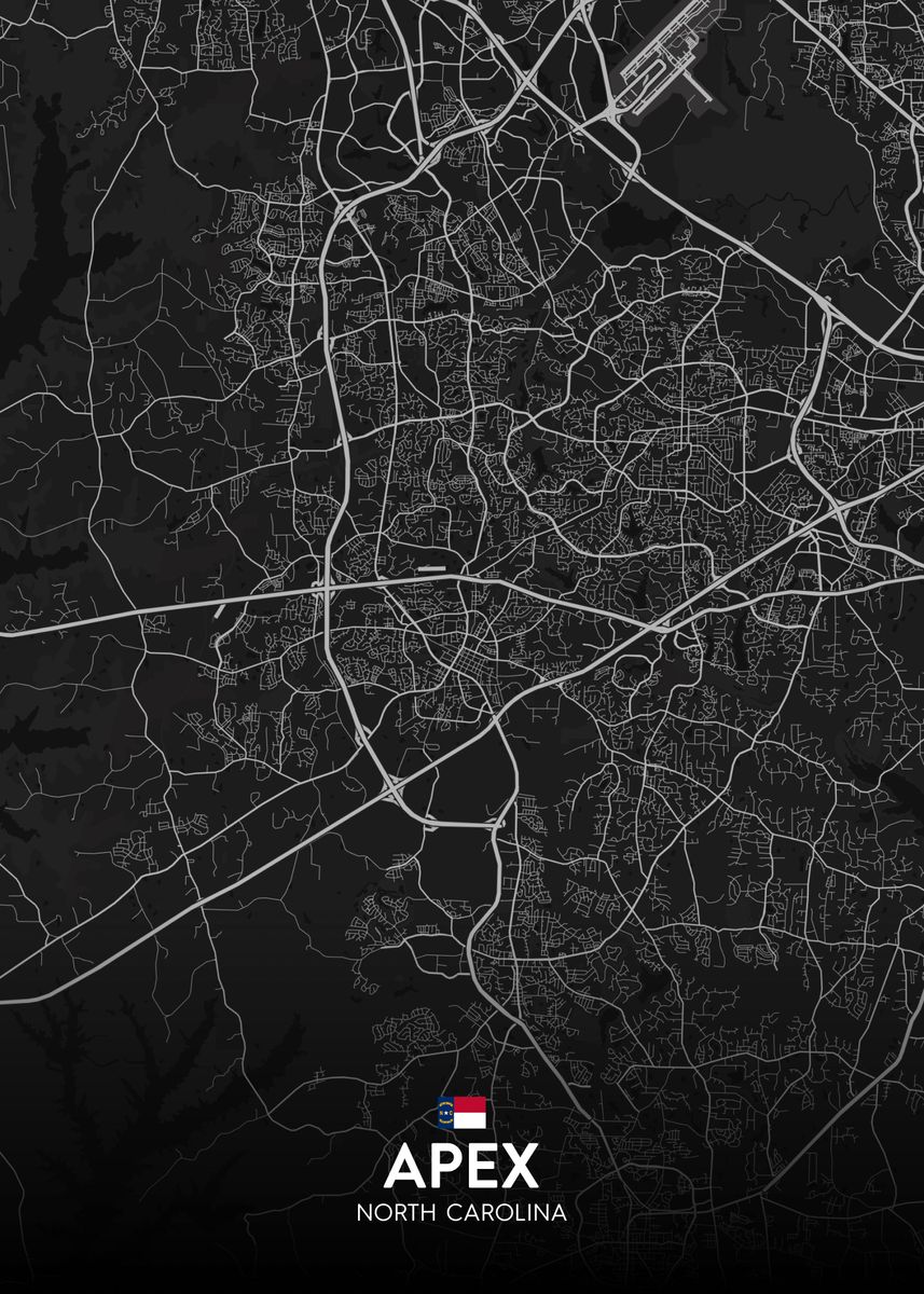 'Apex NC' Poster, picture, metal print, paint by IMR Designs | Displate