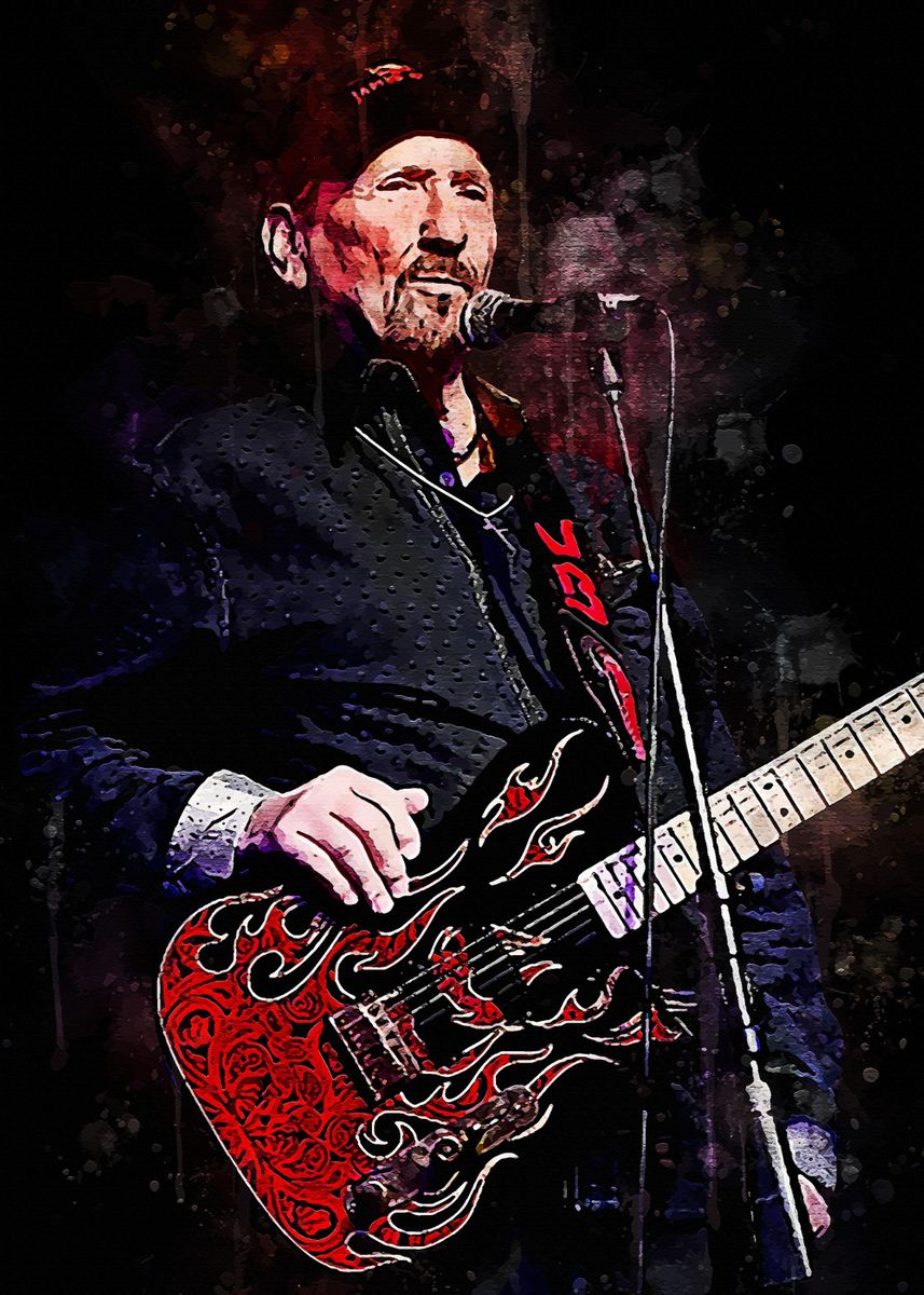 'James Burton' Poster, picture, metal print, paint by Muhammad Irsan ...